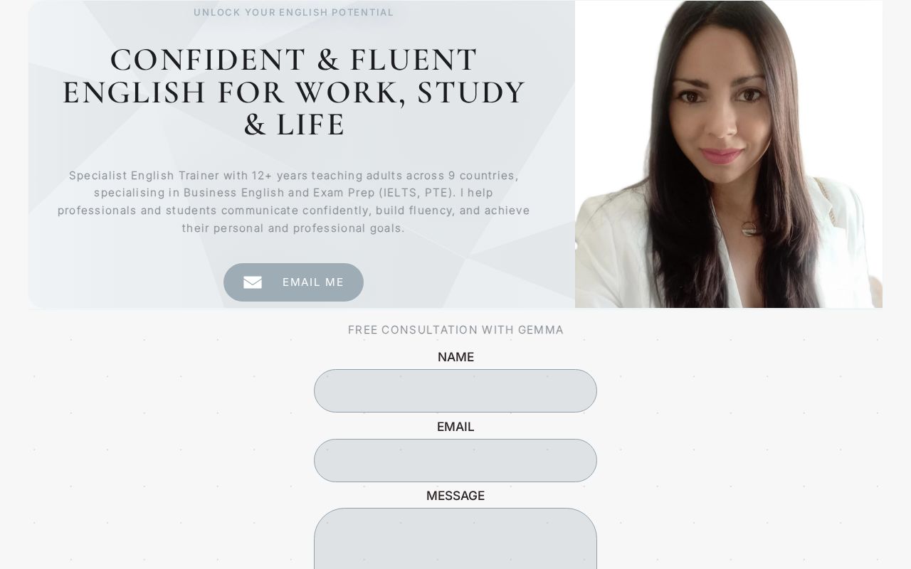Gemma George – Corporate English & Exam Prep